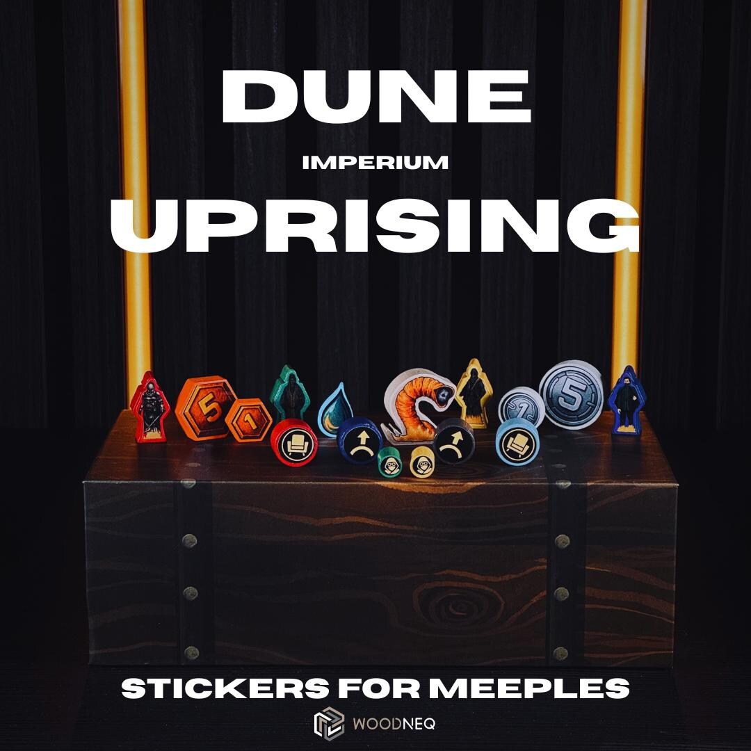 Dune: Imperium – Uprising Meeple Stickers | Full-color Decals for Board ...