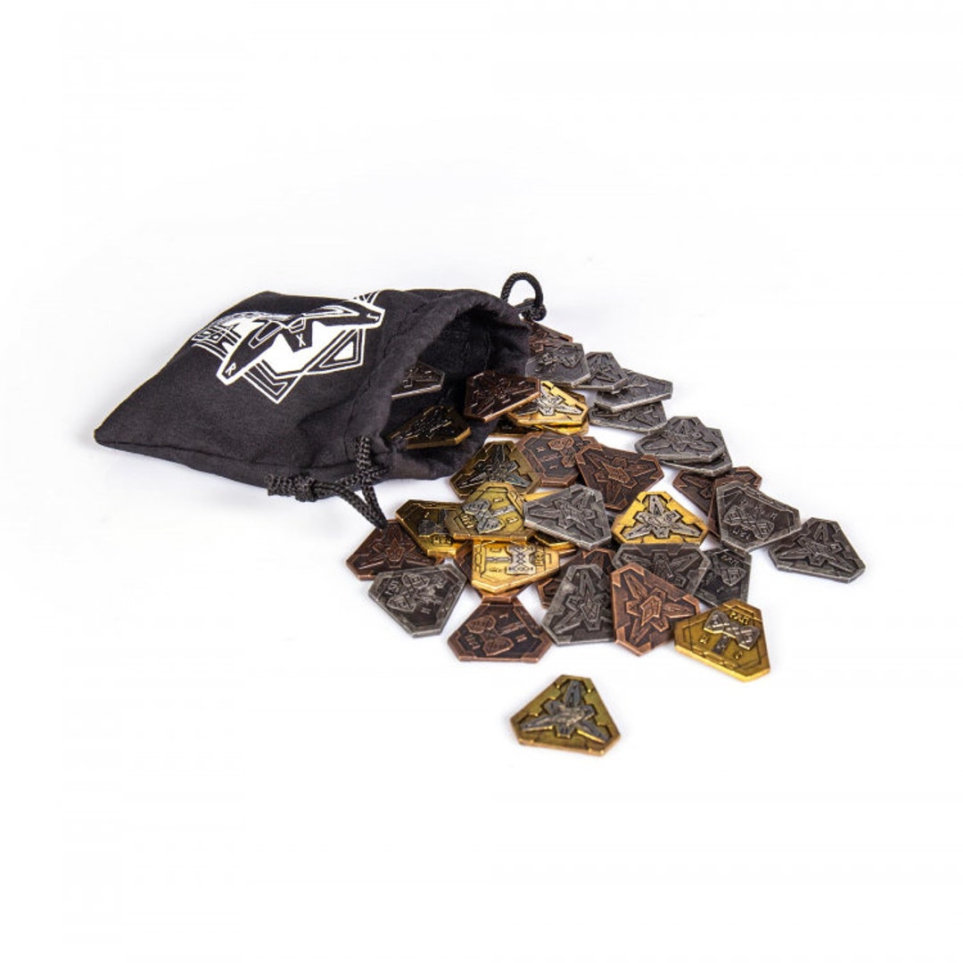 Metal Coins With Dwarf Theme for Board Games - 45 Pcs - Etsy