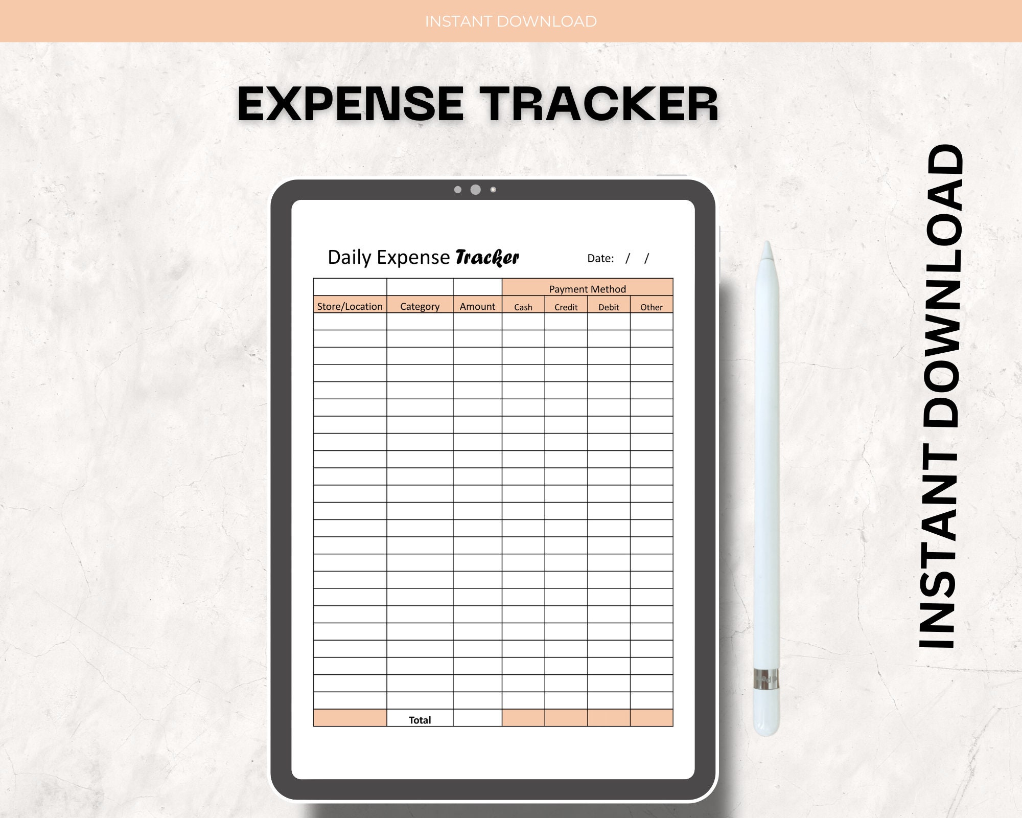 Printable Expense Tracker: Income and Budget Planner (PDF) - Etsy UK
