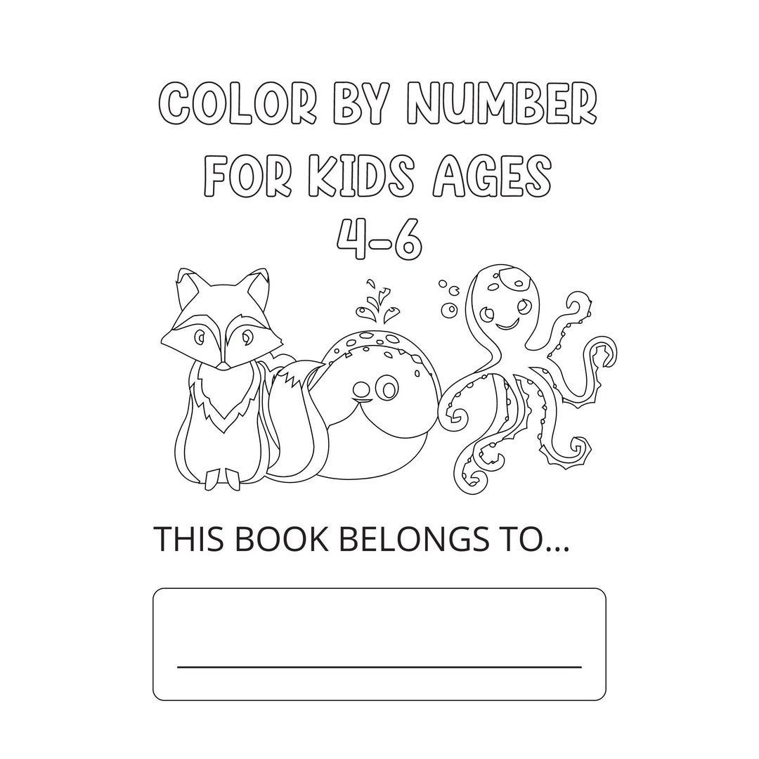 30 Color By Numbers For Kids color By Numbers Digital Etsy 30-color-by-numbers-for-kids-color-by-numbers-digital-etsy