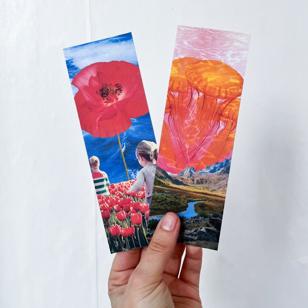 Surrealist Bookmarks for Science Fiction and Fantasy Lovers - Etsy