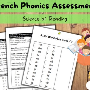 French Phonics Assessment (science of Reading, French Decoding, French ...