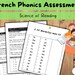 French Phonics Assessment (science of Reading, French Decoding, French ...
