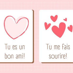 French Valentine's Day Cards (classroom Resources, Learn French, French ...