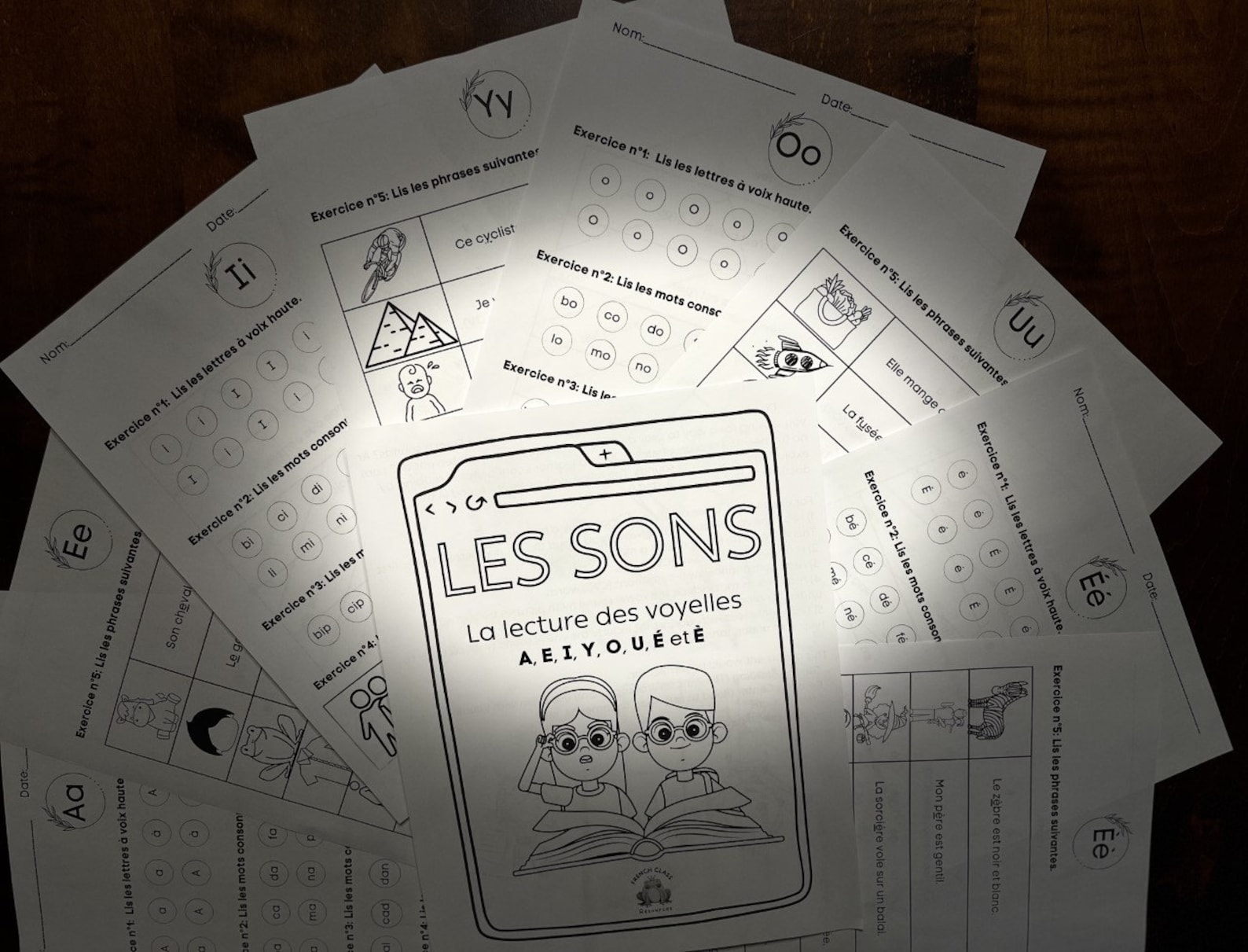 Reading French Phonics (science of Reading, French Vowels, Français, La ...