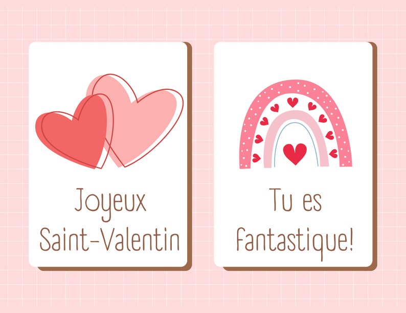 French Valentine's Day Cards (classroom Resources, Learn French, French ...