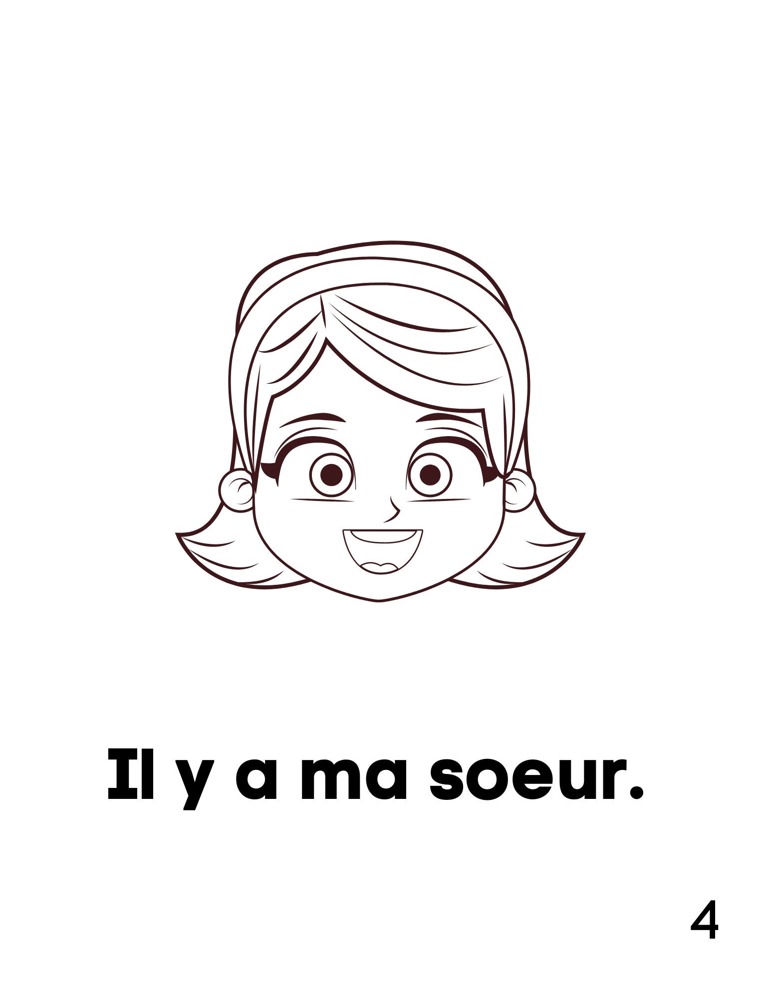 Qui Est Dans Ta Famille basic French Language Structure Book, FSL ...