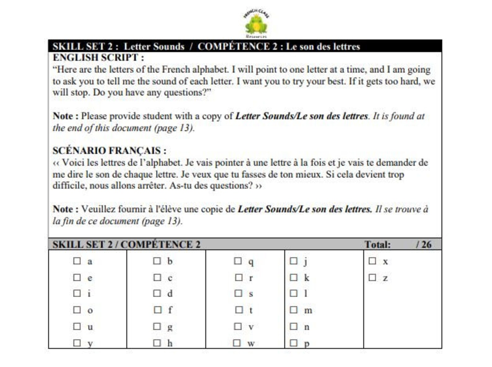 French Phonics Assessment (science of Reading, French Decoding, French ...