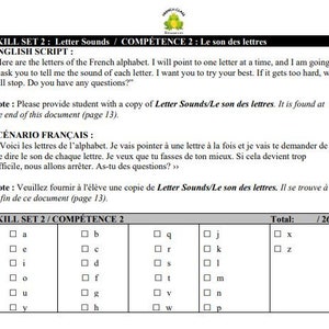 French Phonics Assessment (science of Reading, French Decoding, French ...