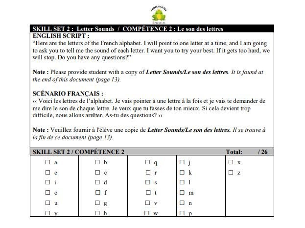 French Phonics Assessment (science of Reading, French Decoding, French ...