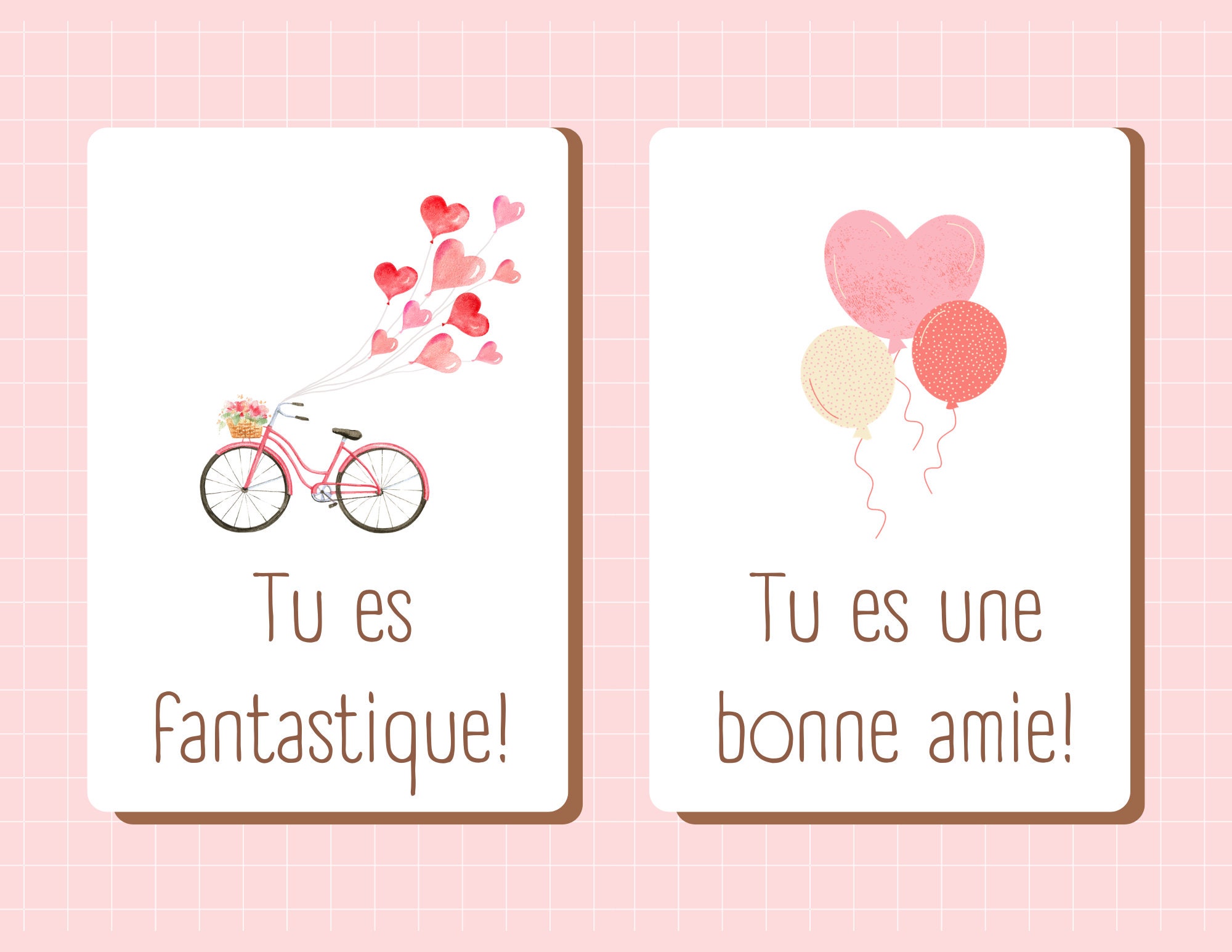 French Valentine's Day Cards (classroom Resources, Learn French, French ...