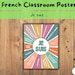 French Classroom Poster - Je Suis... (classroom Decor, Motivational ...