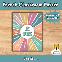 French Classroom Phrases Printable Poster Set ~ Colorful Class Decor ...