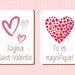 French Valentine's Day Cards classroom Resources, Learn French, French ...