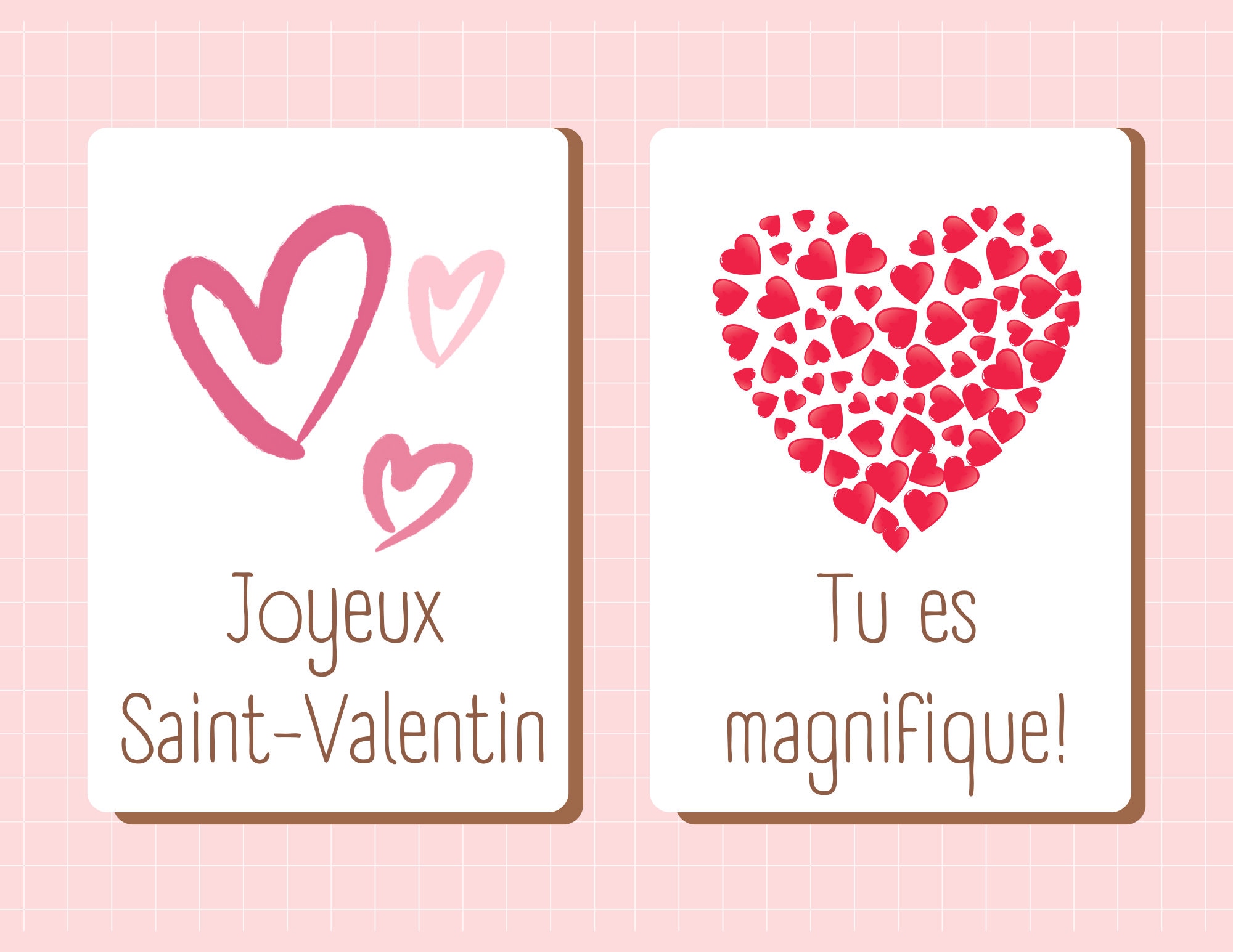 French Valentine's Day Cards classroom Resources, Learn French, French ...