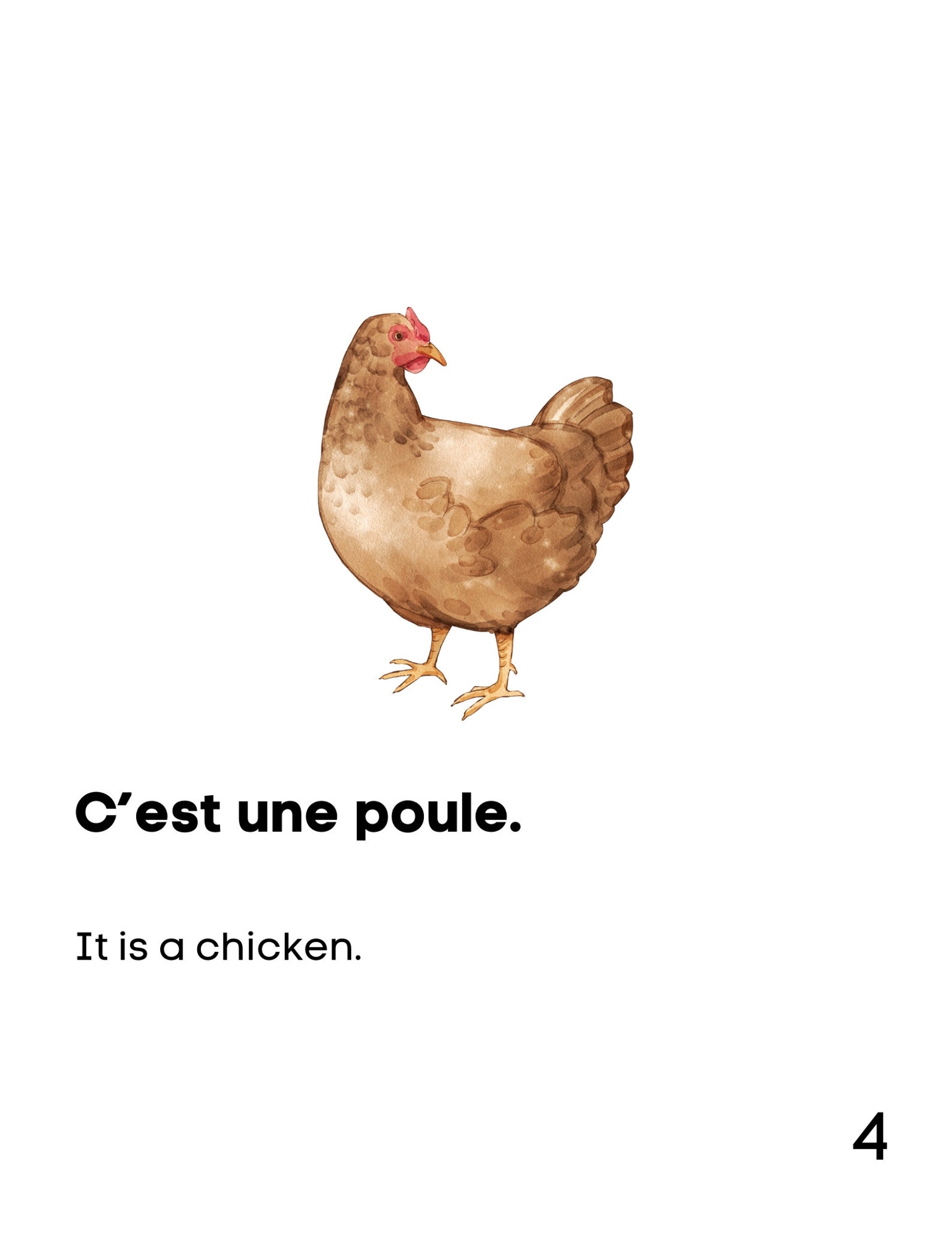 Les Animaux De La Ferme (basic French Language Book, FSL Classroom ...