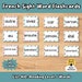 French Sight Word Flashcards BUNDLE 6-10 Basic French Learning ...