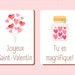 French Valentine's Day Cards classroom Resources, Learn French, French ...
