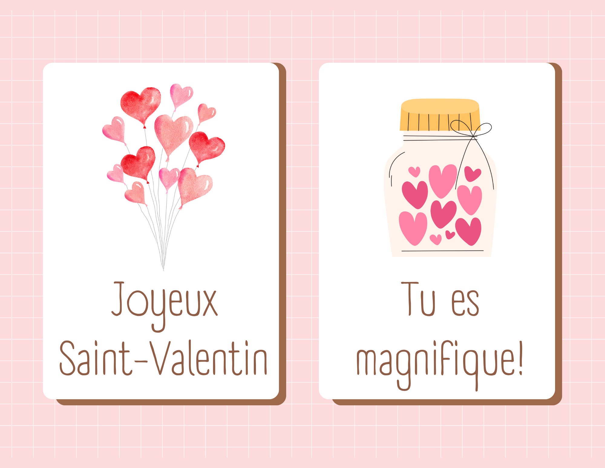French Valentine's Day Cards (classroom Resources, Learn French, French ...