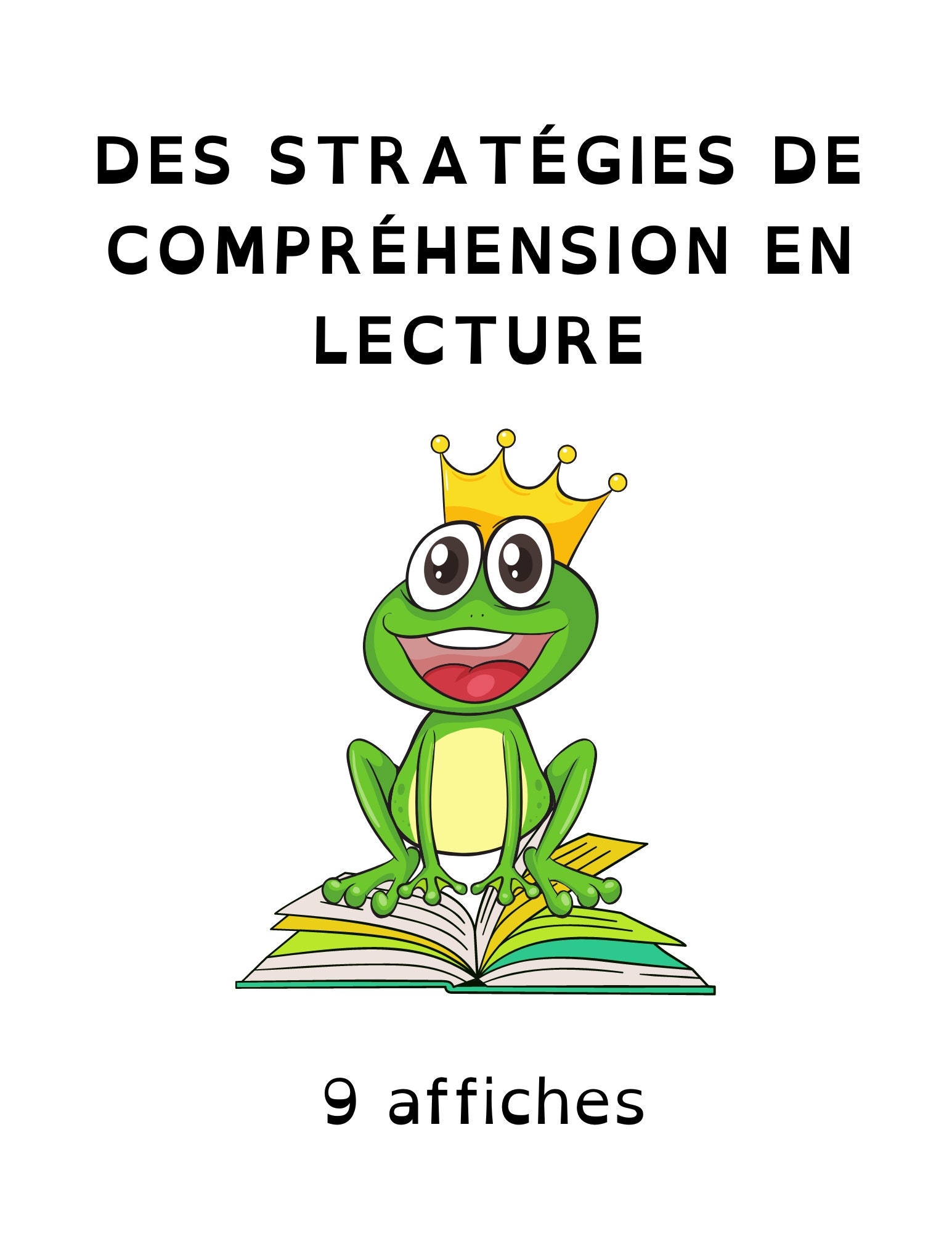 French Reading Comprehension Strategy Posters - Etsy