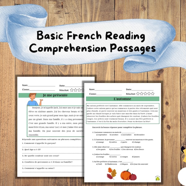 French Classroom - Etsy