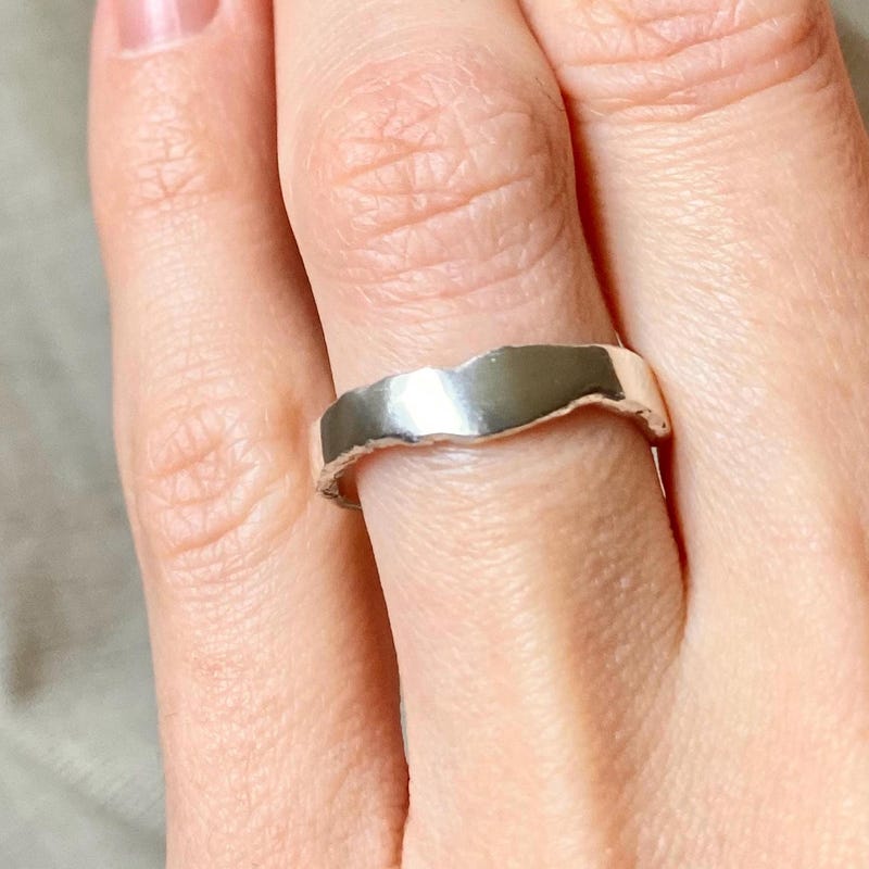 Organic Wedding Ring - Etsy
