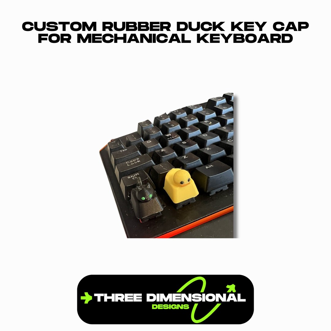 Rubber Duck Keycap for Mechanical Keyboard / Keycaps / Custom Keycap ...