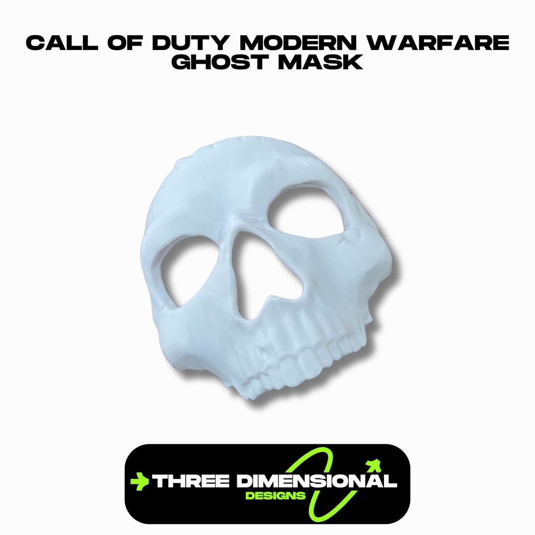 Ghost Mask Modern Warfare Call of Duty Warzone COD MW2 Halloween - Etsy UK