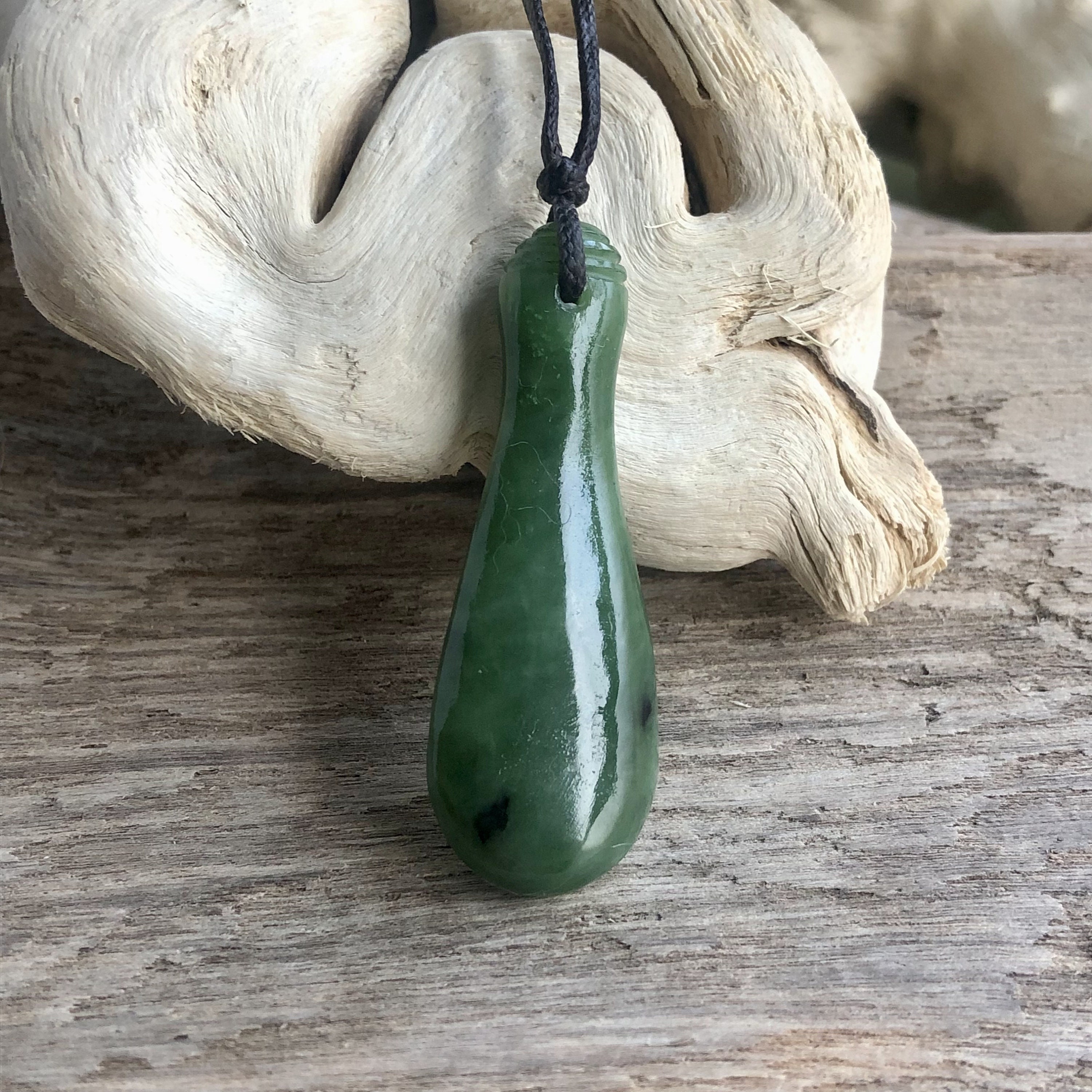 Mere Patu War Club Pendant / Necklace in Canadian Nephrite Jade 56mm ...