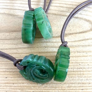 High Quality Real Jade Tomb Raider Lara Croft Necklace, Hand Carved ...