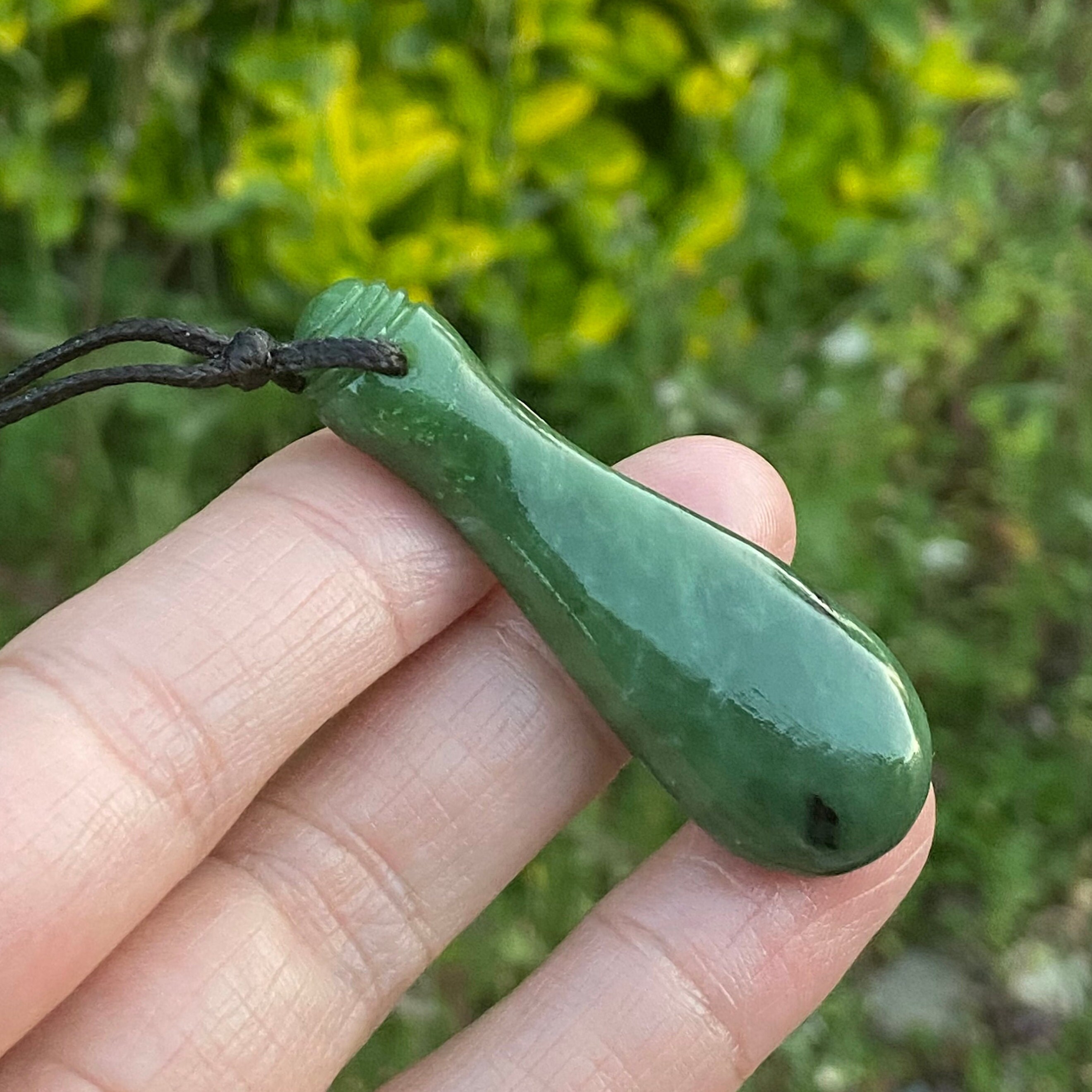 Mere Patu War Club Pendant / Necklace in Canadian Nephrite Jade 56mm ...