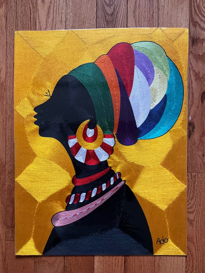 Silk Thread Art - Etsy