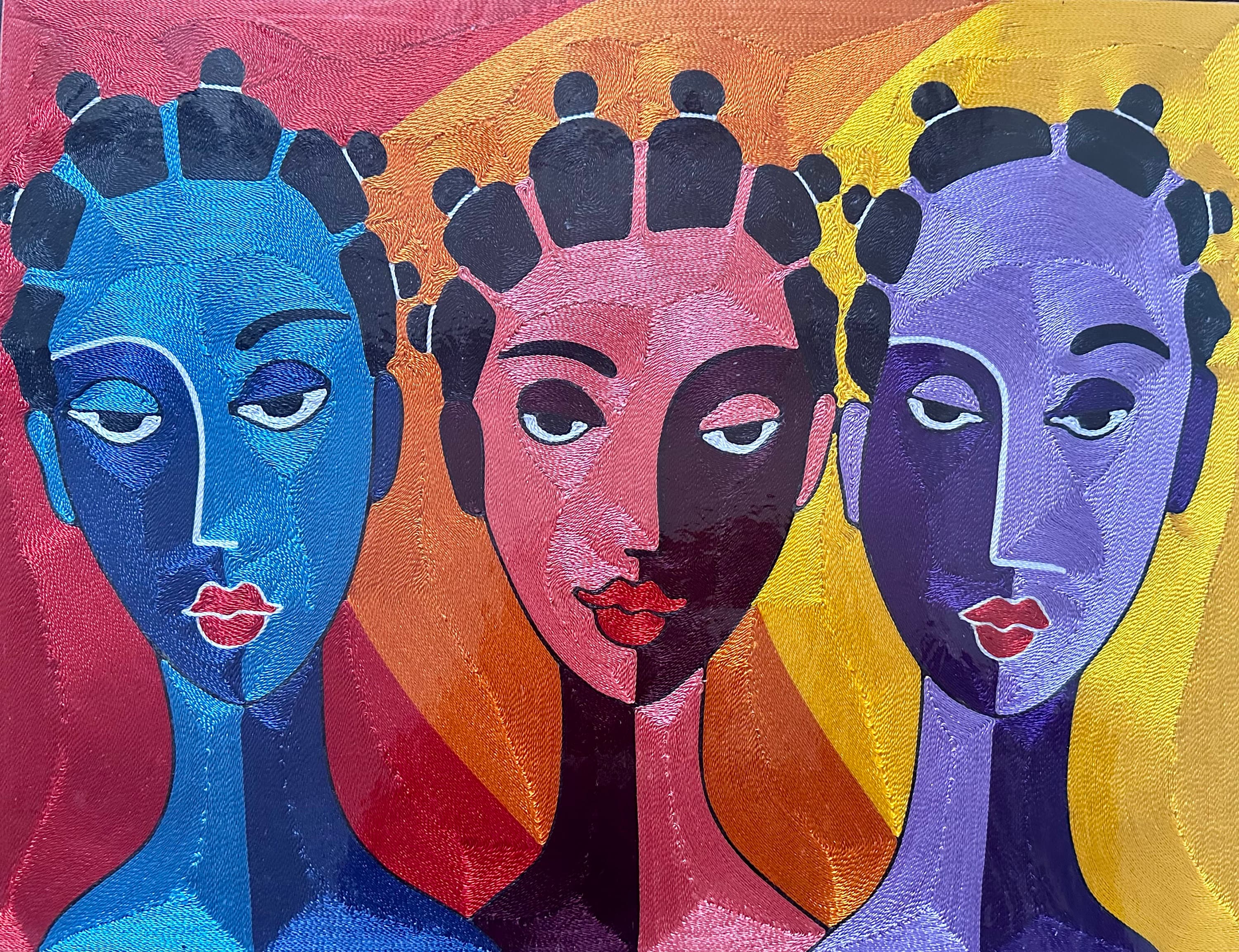 Silk Thread Art - Etsy