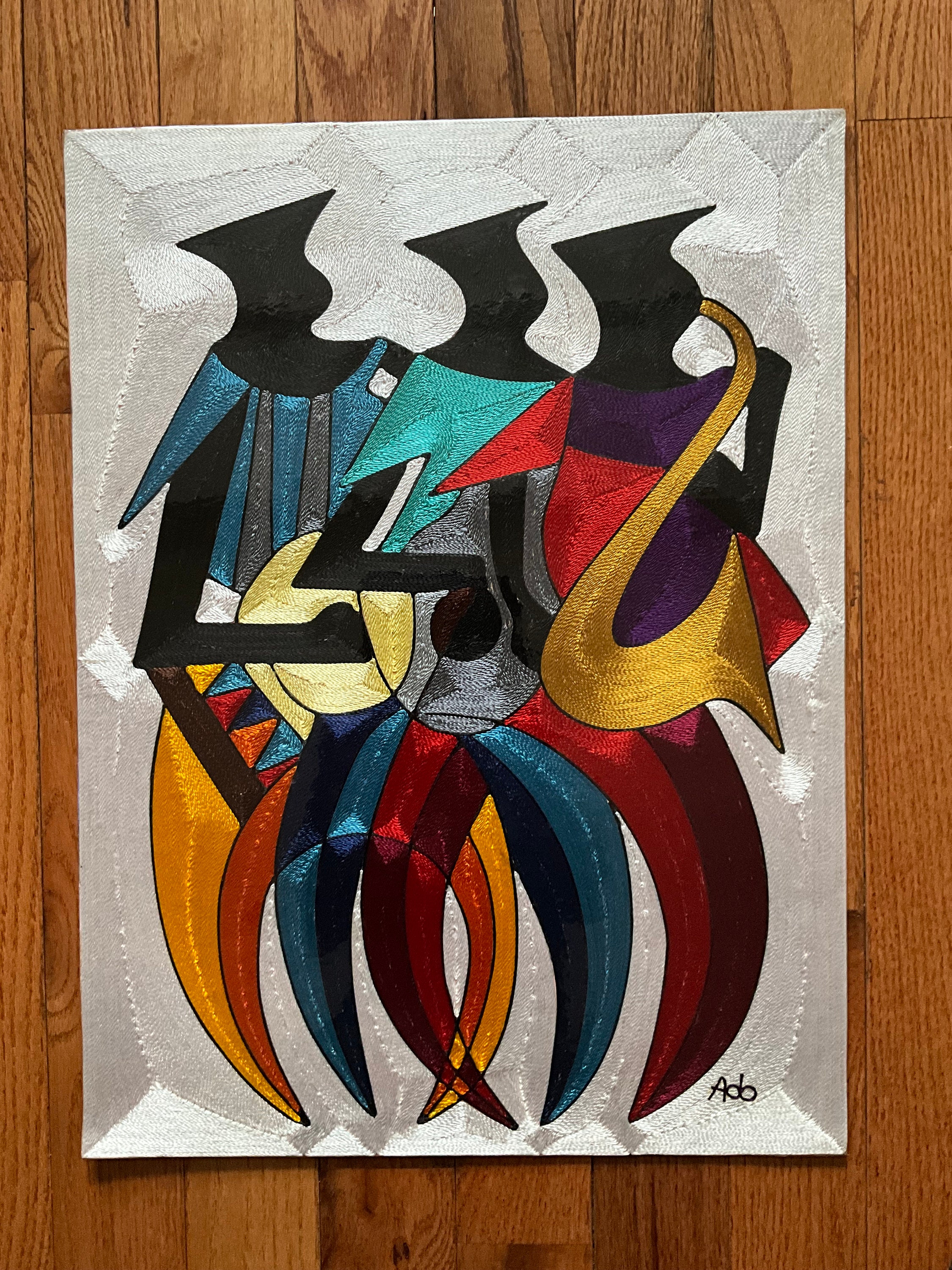 Silk Thread Art - Etsy