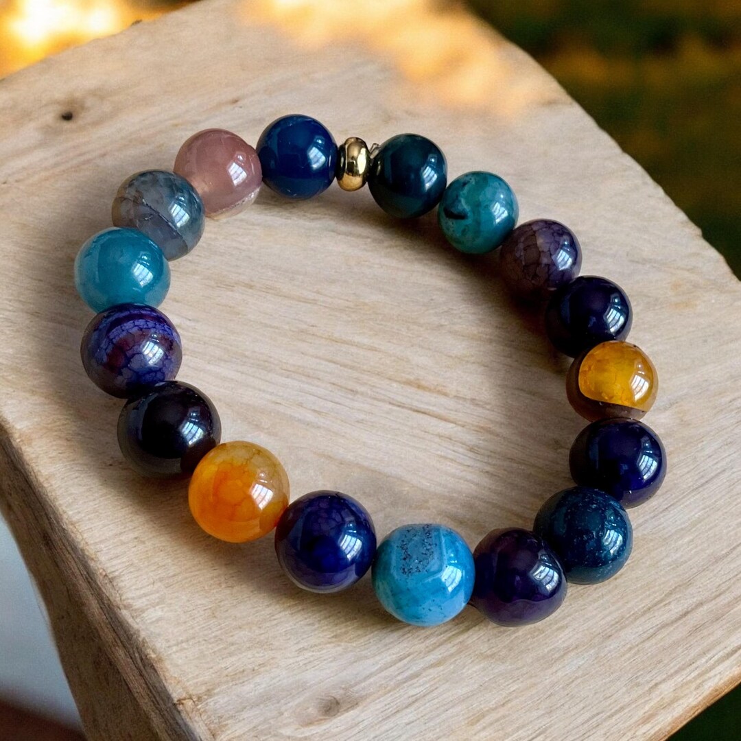 Beaded Bracelet I Glass Color - Etsy