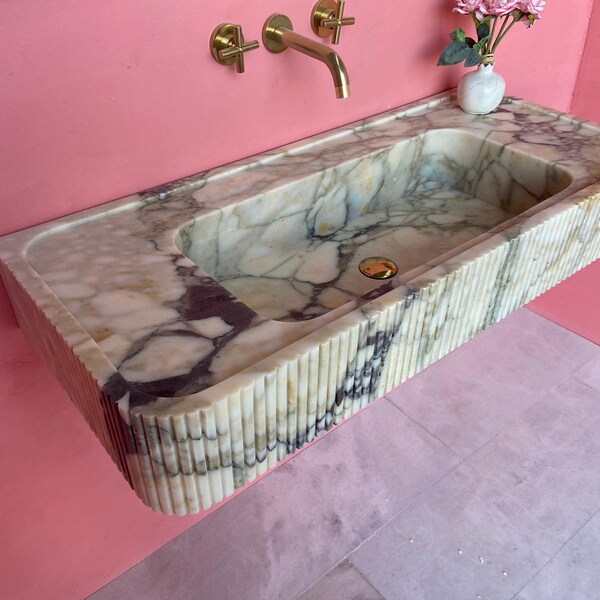 Wall Mount Marble Sink - Etsy