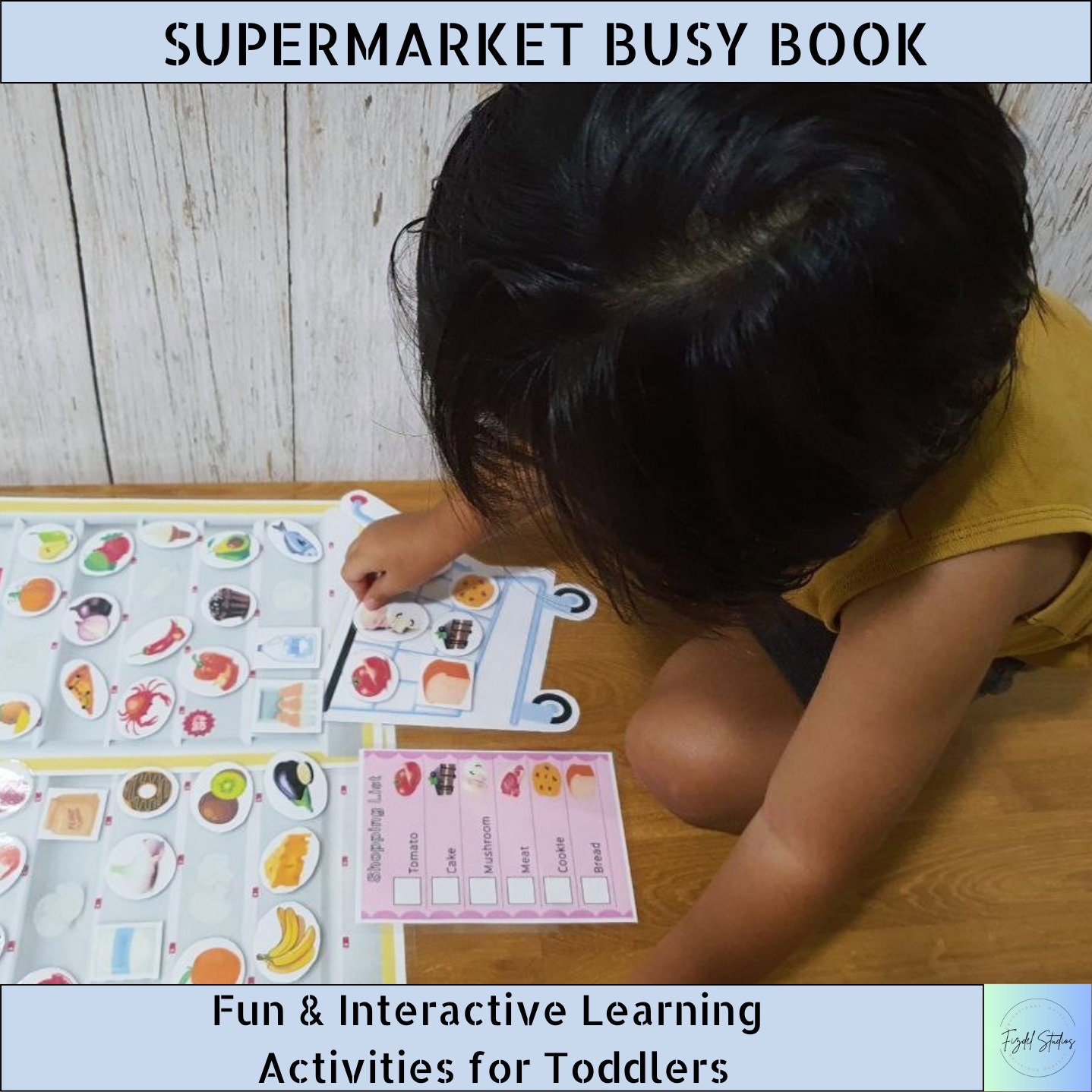 Supermarket Shopping Activity Book Printable Preschool Learning ...