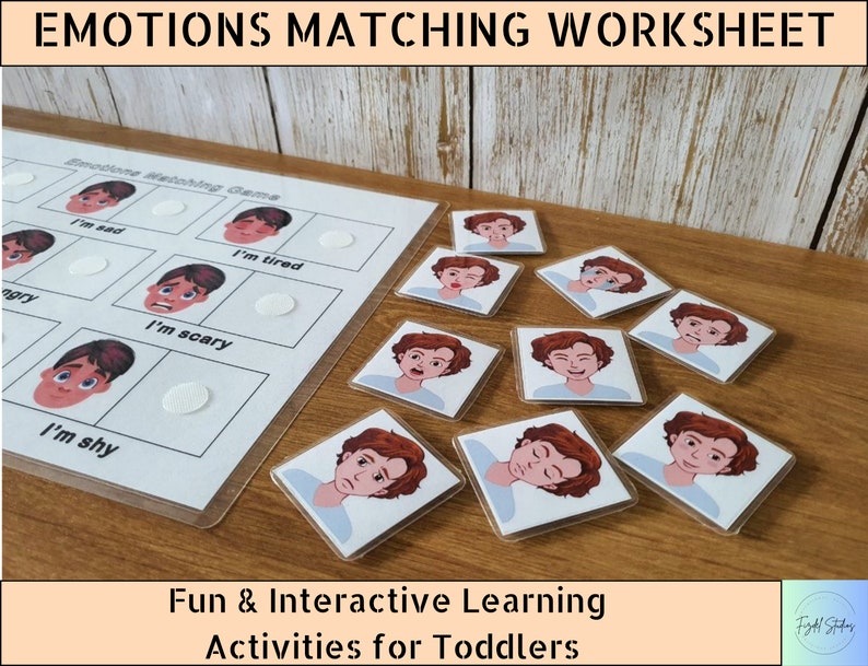 Emotions Activity Book Printable Preschool Learning Activity Binder ...