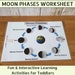 Moon Phases Solar System Activity Book Printable Preschool Learning ...