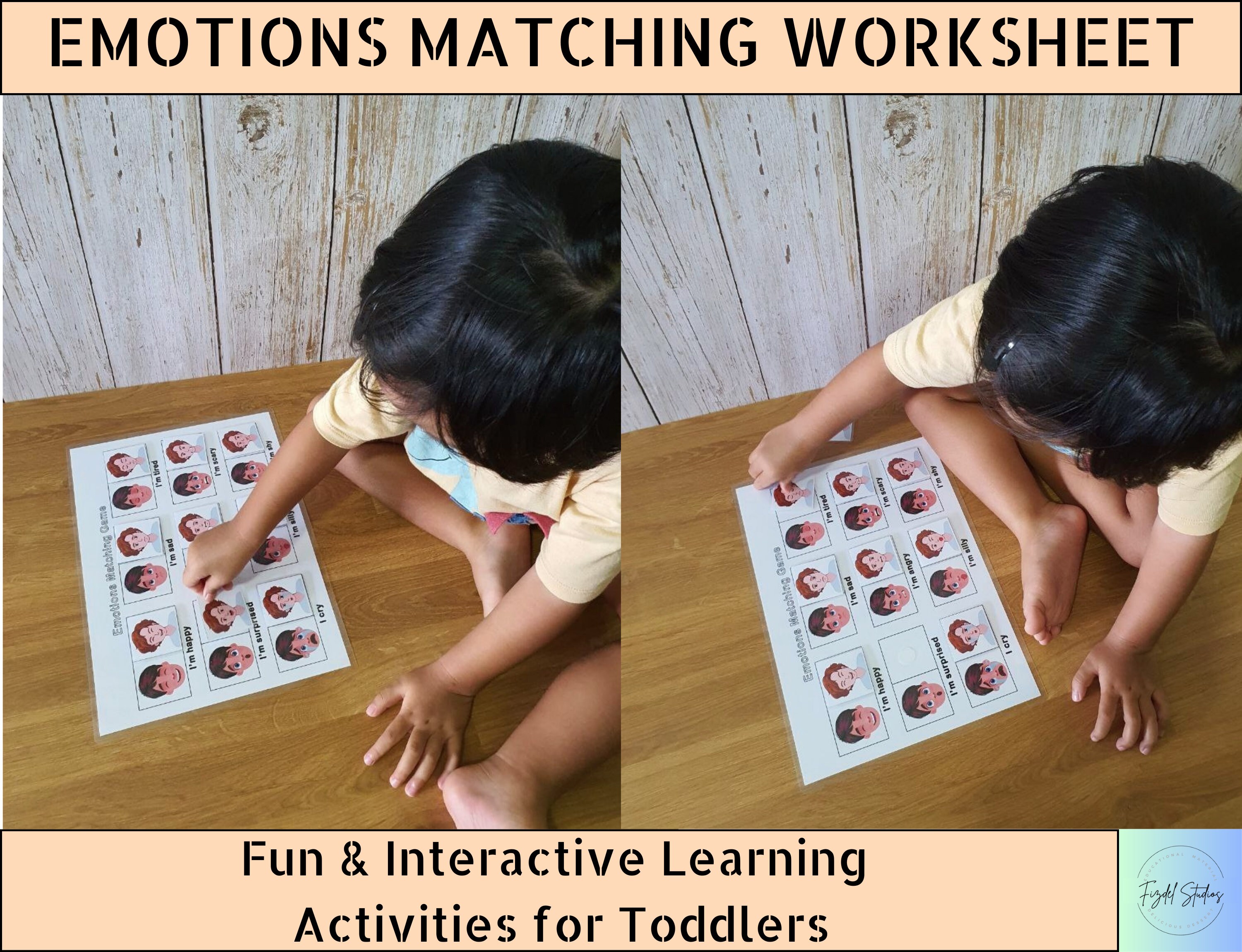 Emotions Activity Book Printable Preschool Learning Activity Binder ...