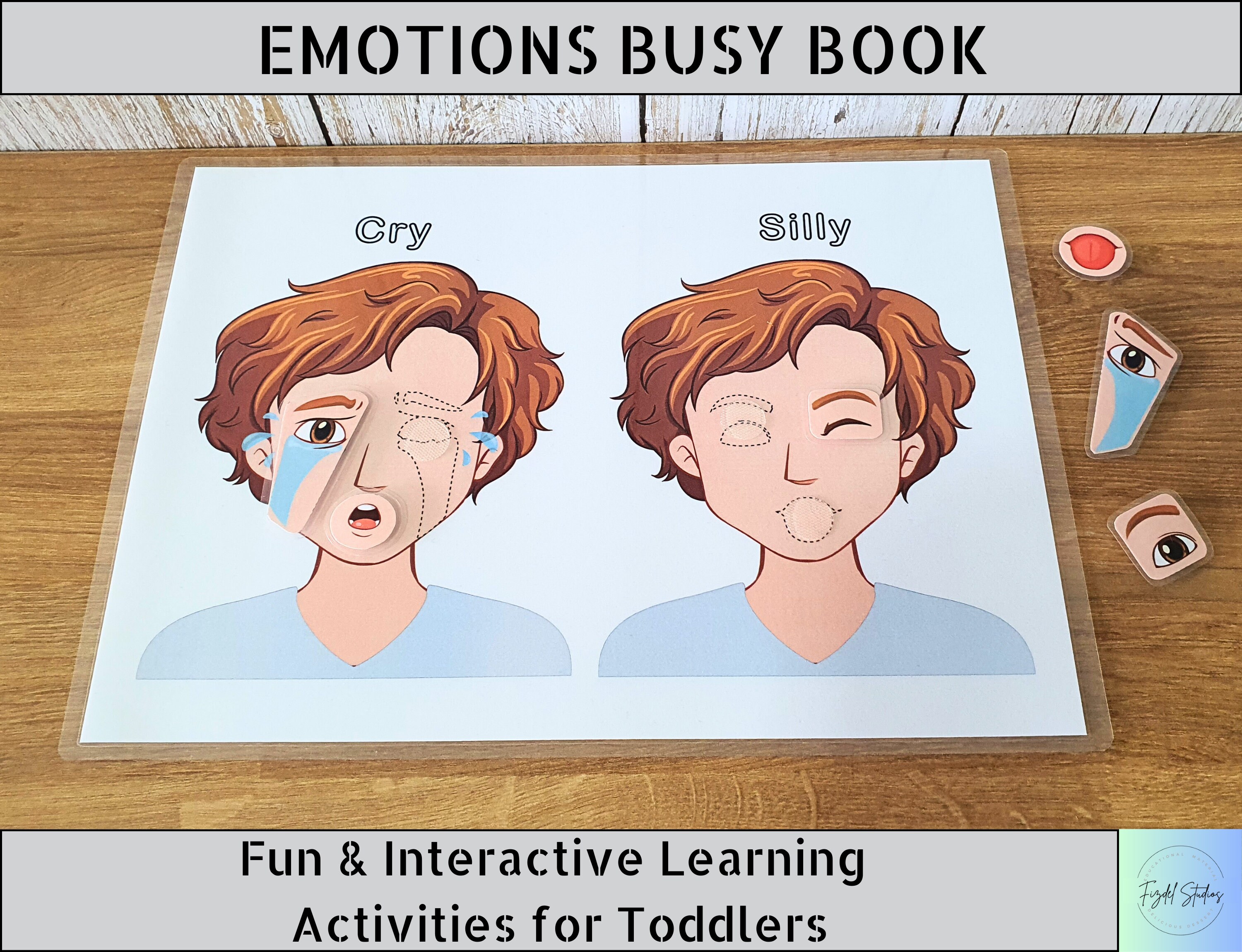 Emotions Activity Book Printable Preschool Learning Activity Binder ...