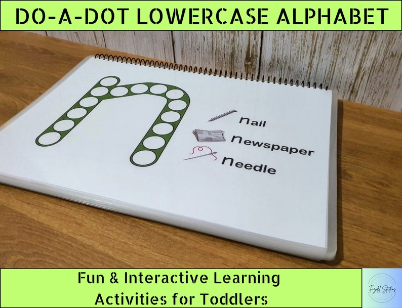 Do A Dot Sticker Lowercase Alphabet Dot Dab Marker Activity Book ...