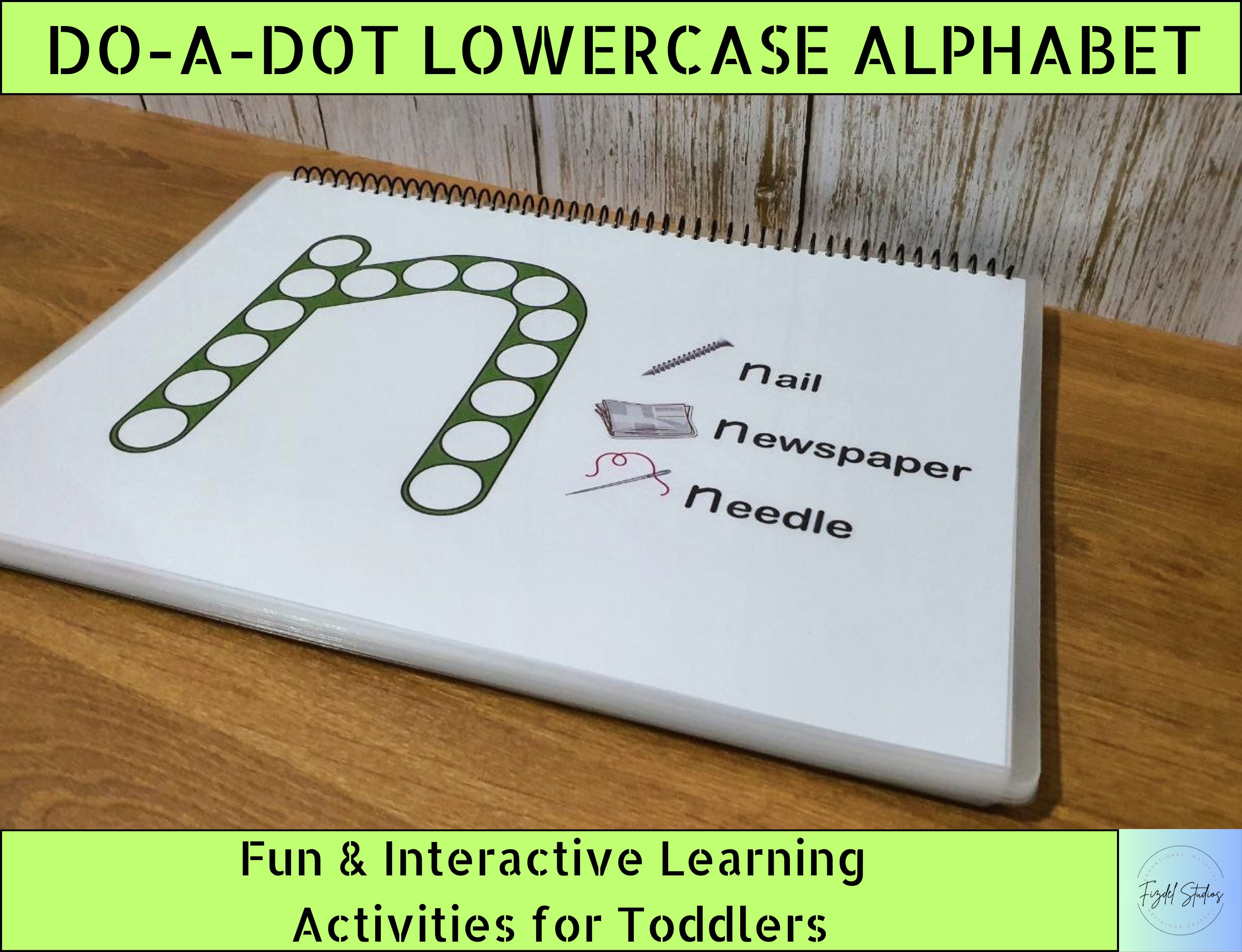 Do A Dot Sticker Lowercase Alphabet Dot Dab Marker Activity Book ...