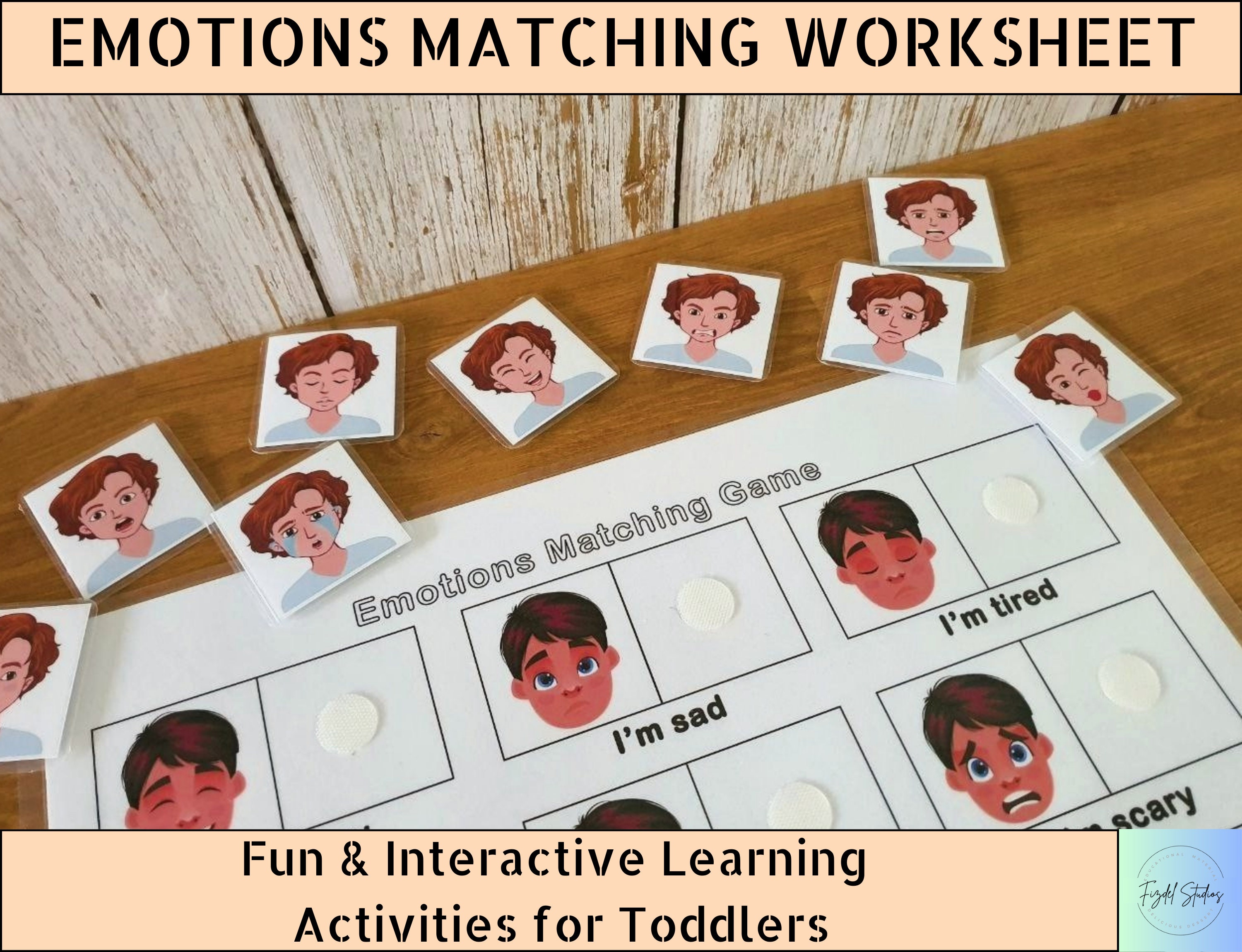 Emotions Activity Book Printable Preschool Learning Activity Binder ...