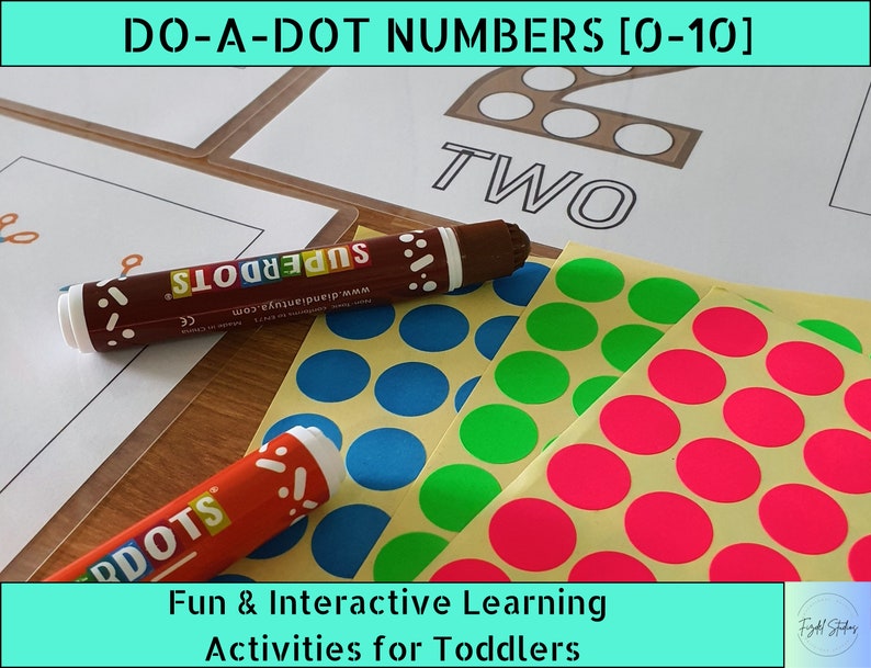 Do A Dot Sticker Numbers Dot Dab Markers Activity Book Printable ...