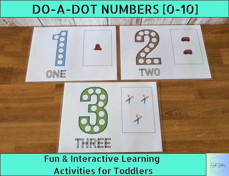 Do A Dot Sticker Numbers Dot Dab Markers Activity Book Printable ...