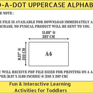 Do A Dot Sticker Uppercase Alphabet Dot Dab Marker Activity Book ...