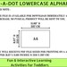 Do A Dot Sticker Lowercase Alphabet Dot Dab Marker Activity Book ...