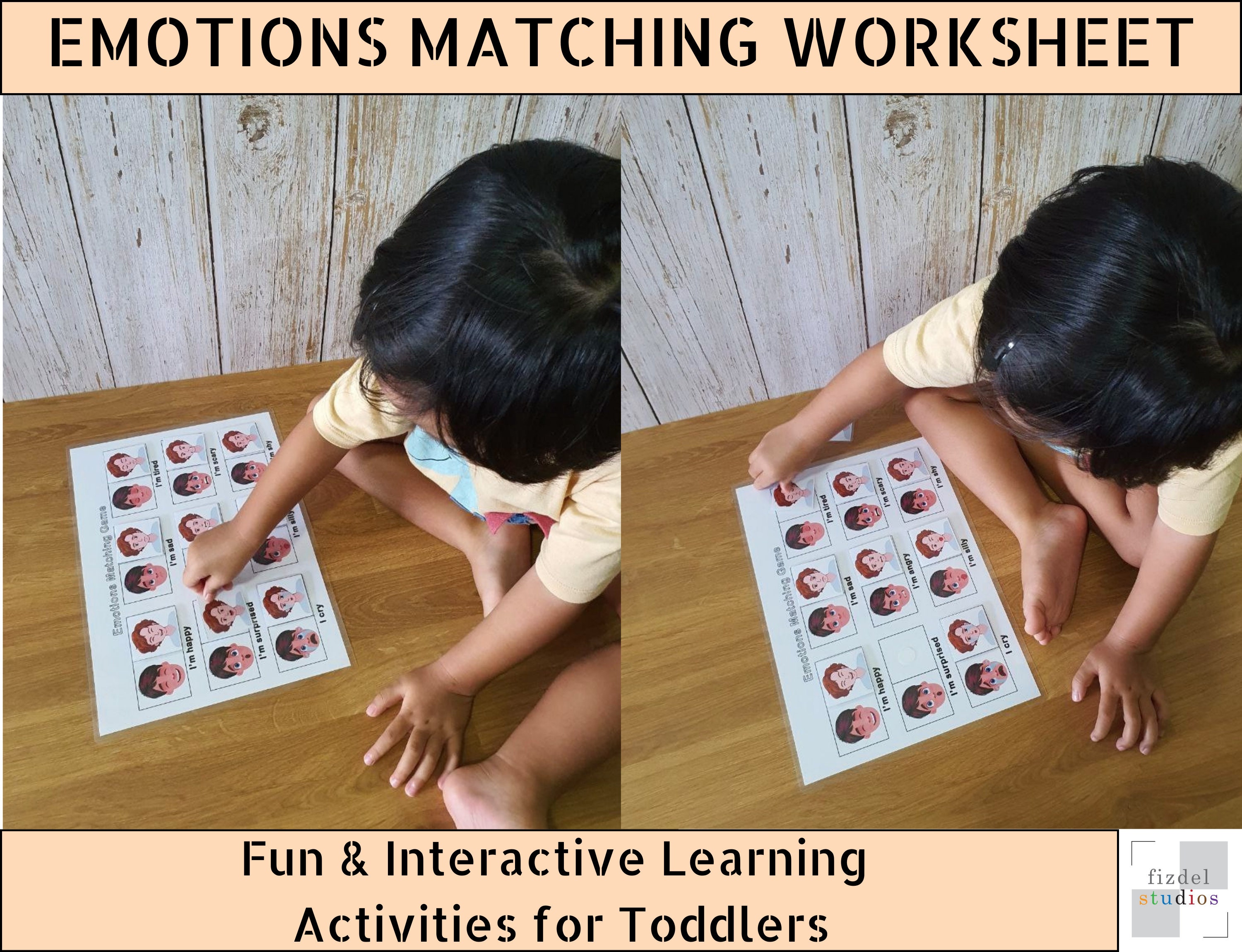 Emotions Activity Book Printable Preschool Learning Activity - Etsy