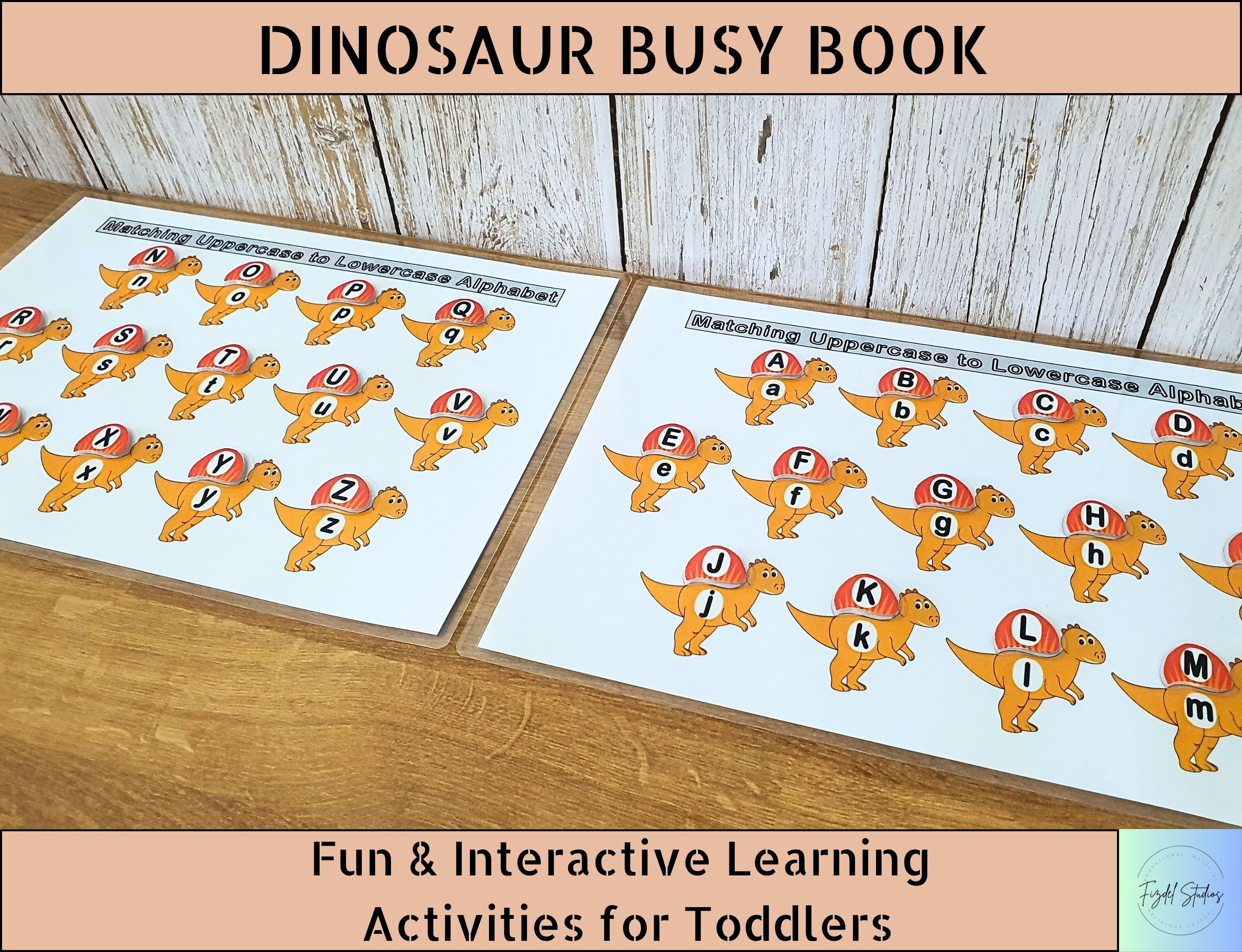 Dinosaur Activity Book Printable Preschool Learning Activity Binder ...
